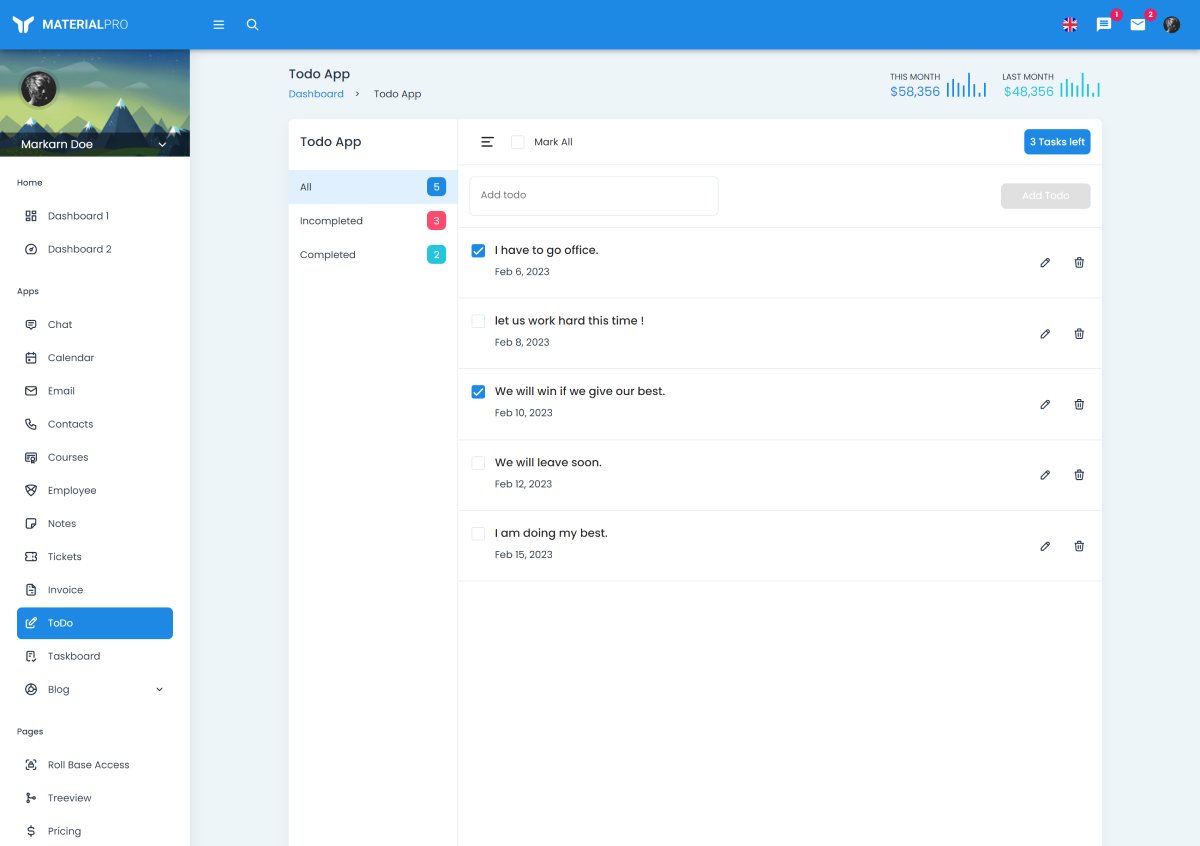 Material Angular Admin Dashboard Template By Wrappixel